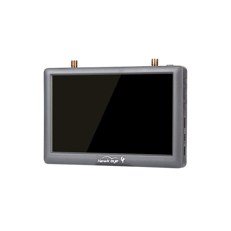 HAWKEYE LITTLE PILOT 4.5 INCH 4.9G-6G WIDE BAND FPV MONITOR WITH 108CH ...