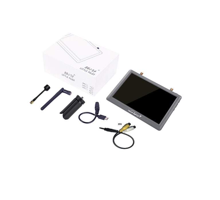 HAWKEYE LITTLE PILOT 4.5 INCH 4.9G-6G WIDE BAND FPV MONITOR WITH 108CH ...